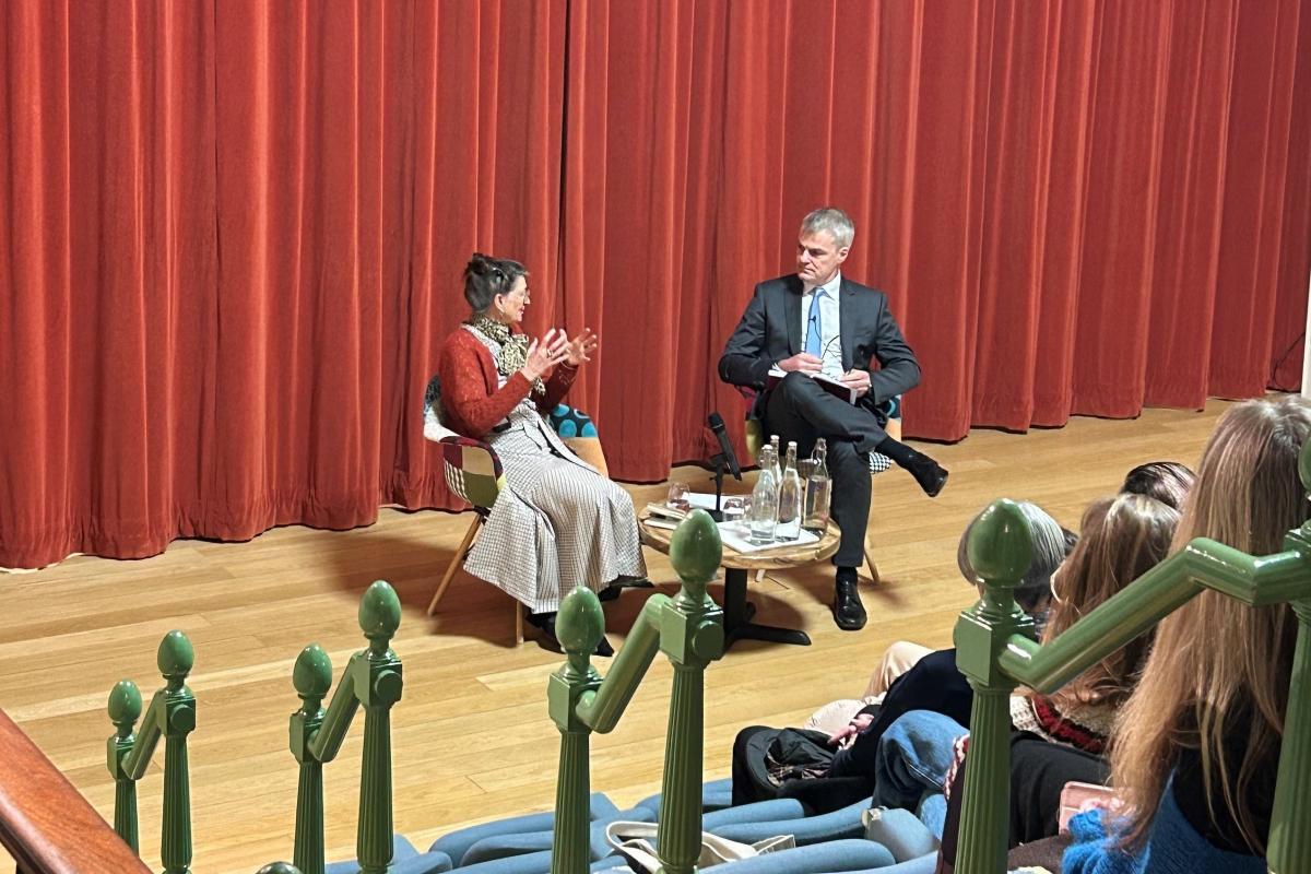 Professor Dame Marina Warner Joins Principal Stephen Blyth for 'In ...