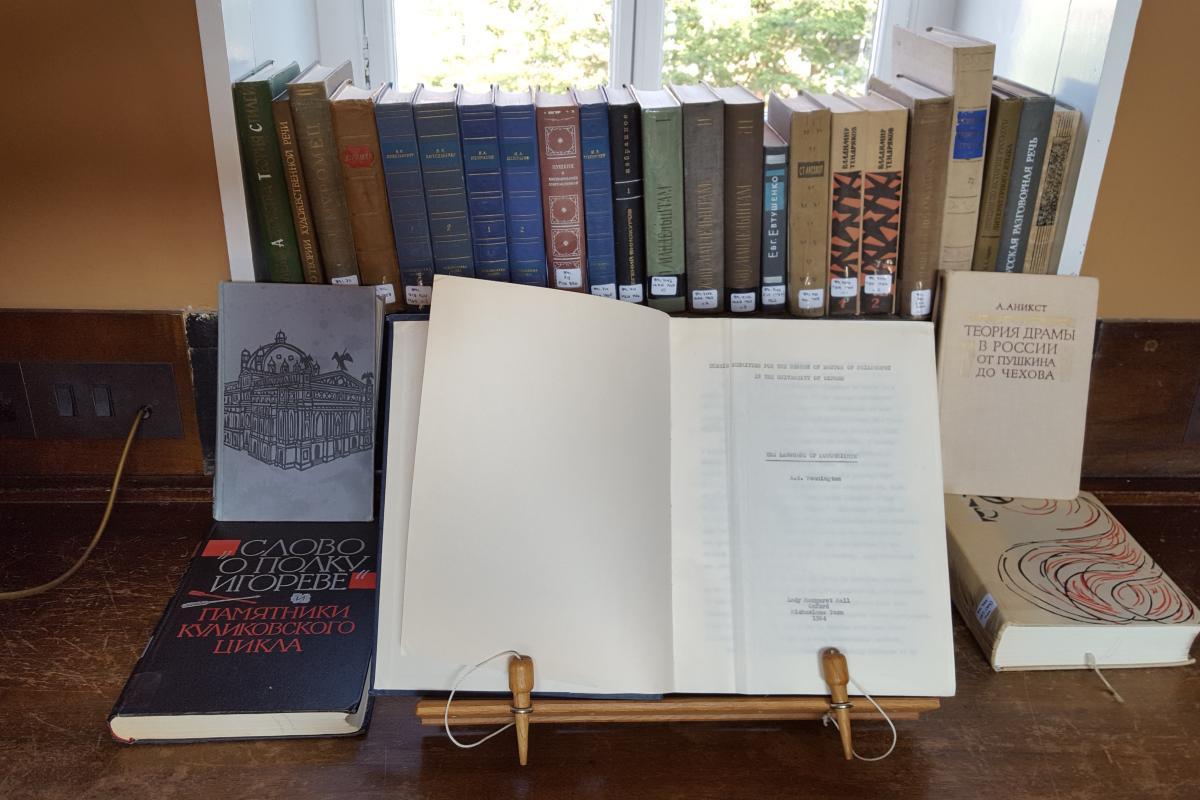 Our Slavonic books collection | Lady Margaret Hall