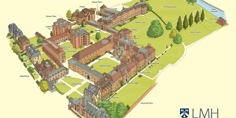 A Map of the College | Lady Margaret Hall