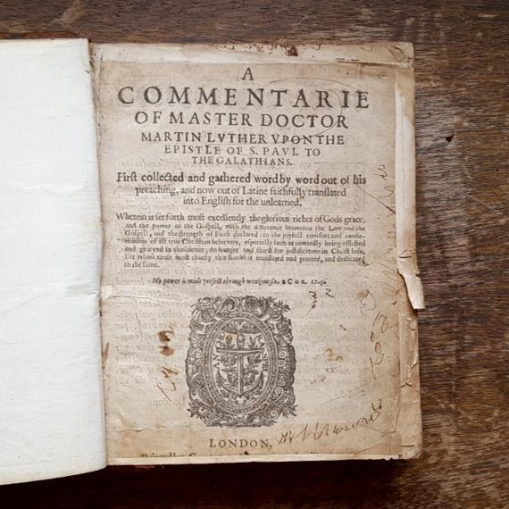 Stunning Reformation 500 Donations to LMH Library | Lady Margaret Hall